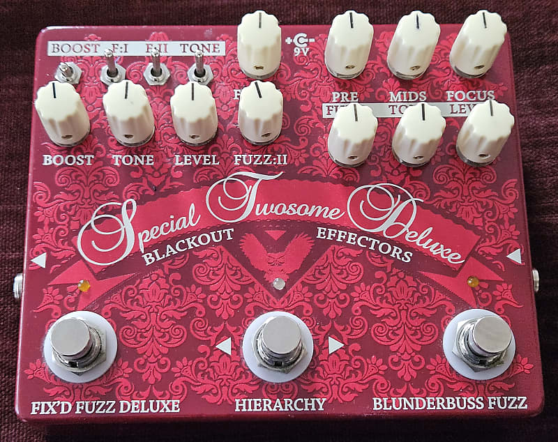 Blackout Effectors Special Twosome Deluxe (Blunderbuss Fuzz / | Reverb