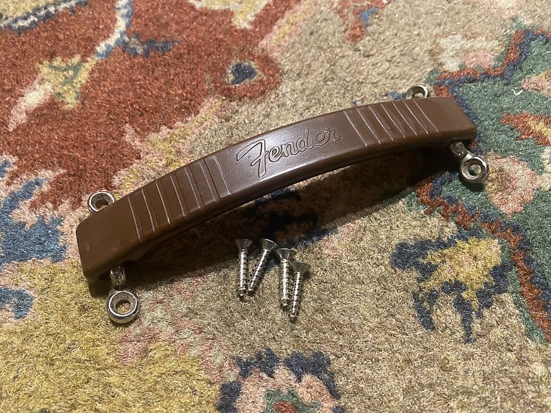Vintage early 1960 Fender Amp dog bone handle | Reverb