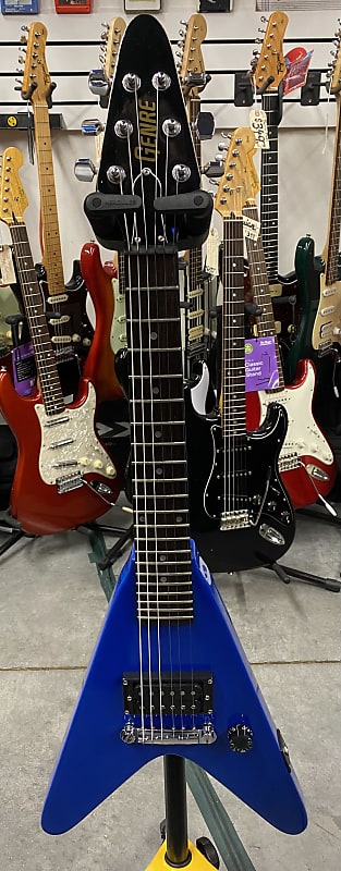 Genre Mini Flying V - Blue | Reverb