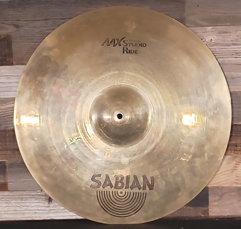 Used Sabian AAX Studio Ride Cymbal 20" | Reverb
