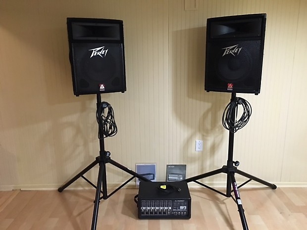 Complete Peavey PA system | Reverb