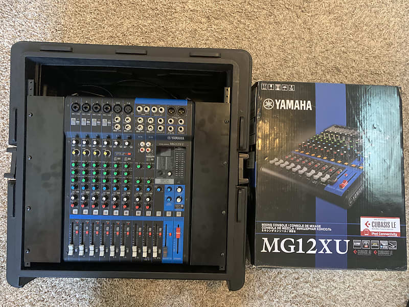 Yamaha mg12xu 2017, With Mixer Case, Rack Ears and TC | Reverb