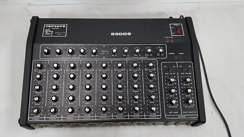 Centaur Systems 8300s 8-Channel 1980's Analog Mixer - Nice!! | Reverb