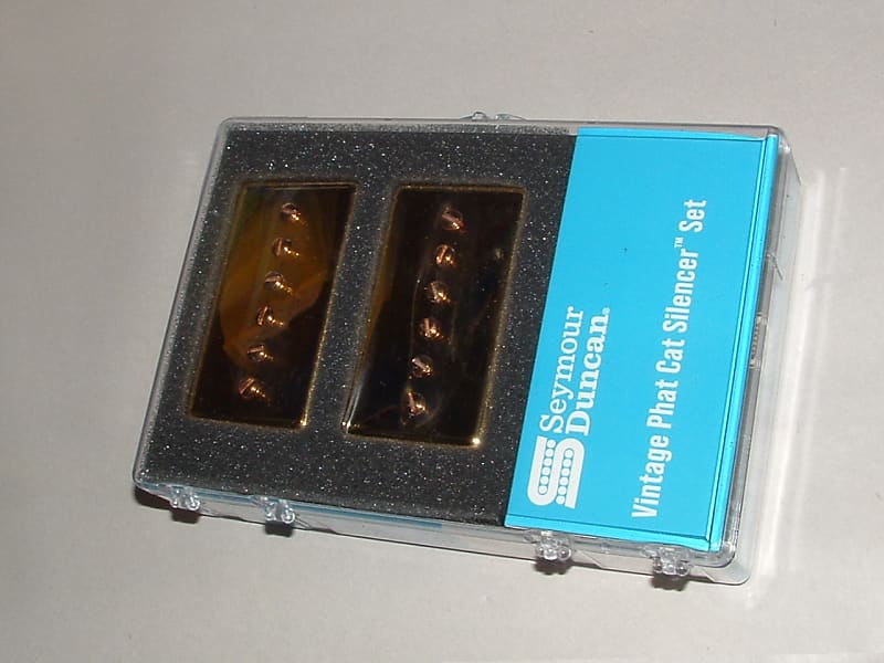 Seymour Duncan Phat Cat Silencer Vintage Pickup Set (Gold) | Reverb