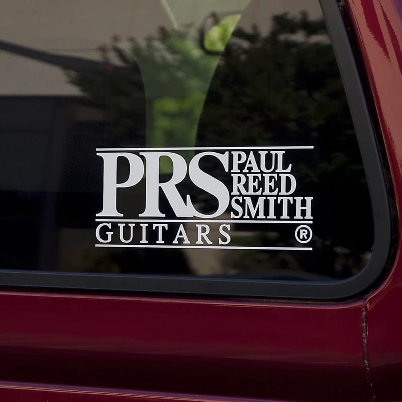 Paul Reed Smith Block Logo Window Decal | Reverb