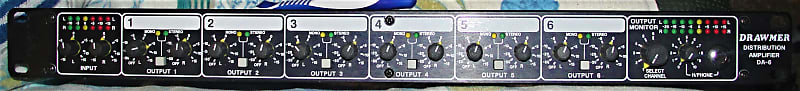 Drawmer DA6 Distribution Amplifier DA-6 Studio Must-Have | Reverb