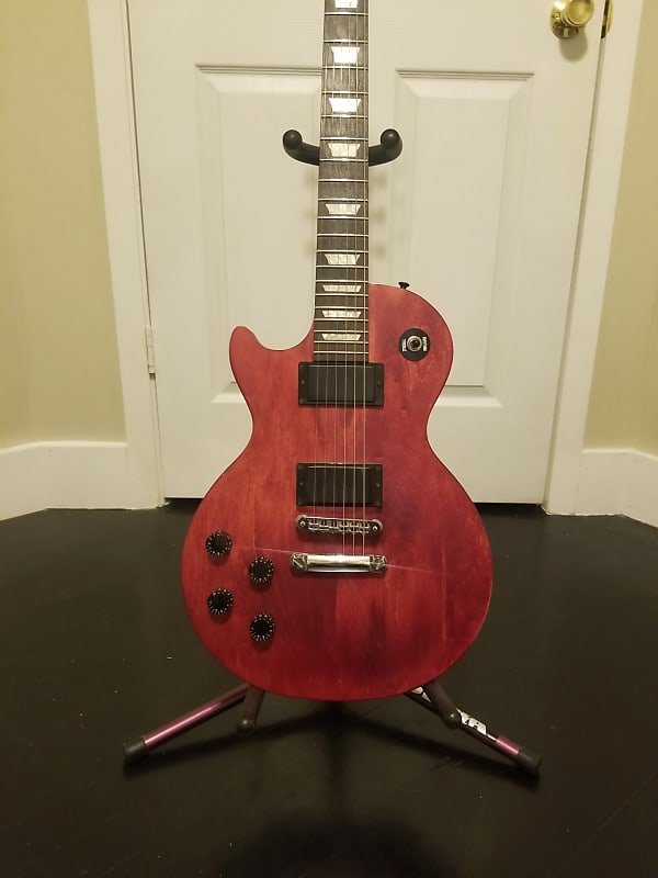 Gibson LPJ Left Handed 2013 Cherry Stain | Reverb