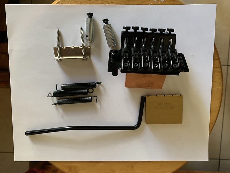 Gotoh Ge1996t - Black Floyd rose trem with FU Tone Copper | Reverb