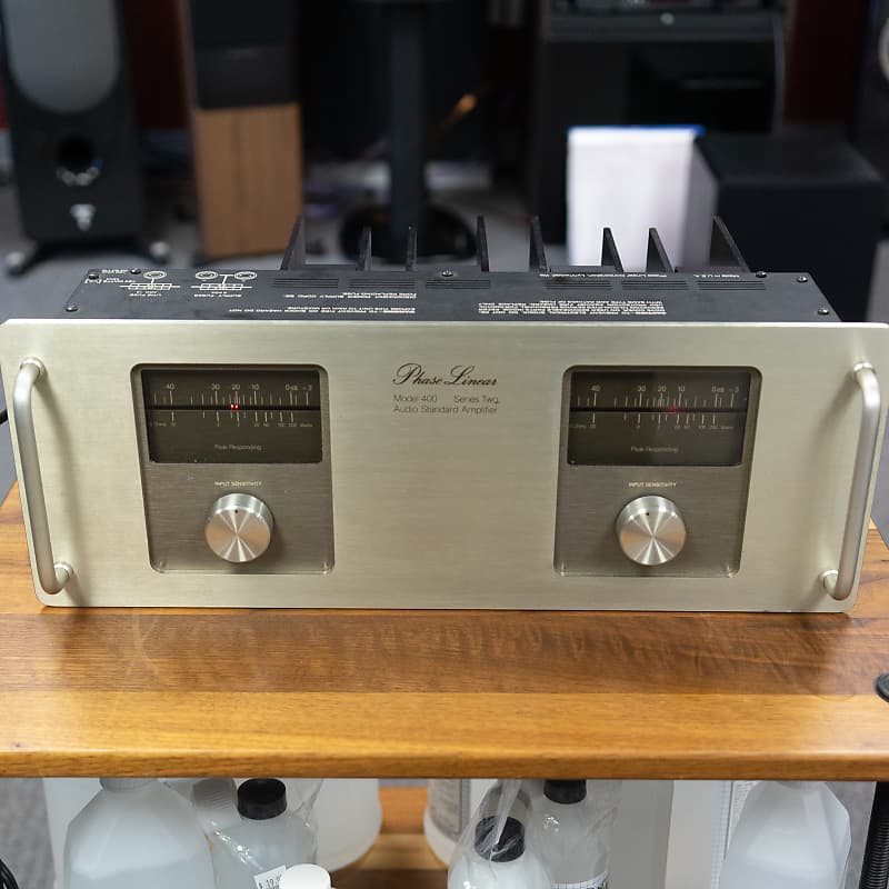 Phase Linear Model 400 -210 Watt Per Channel Stereo Amplifier | Reverb