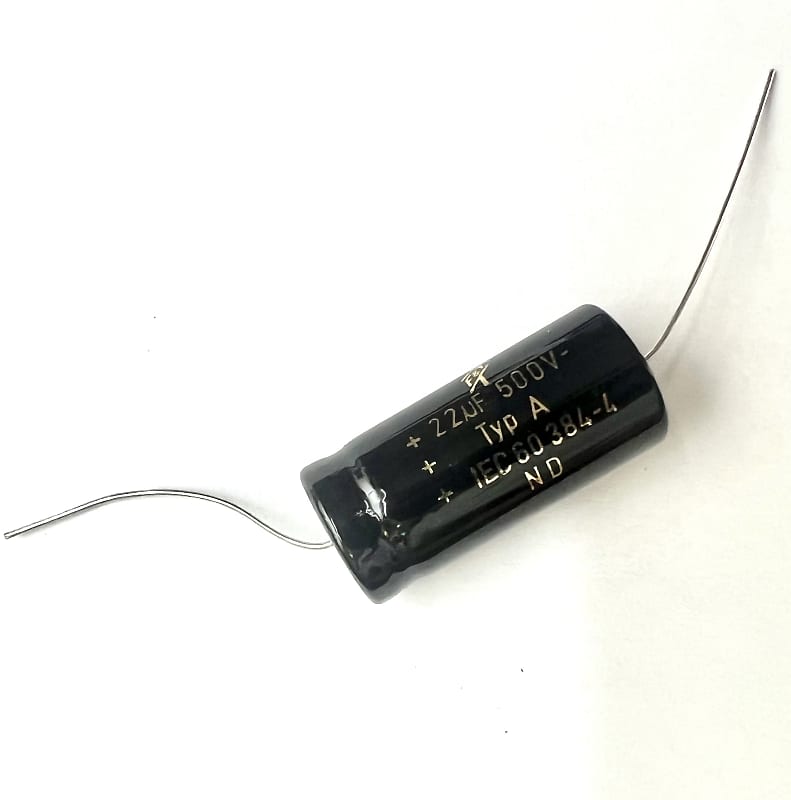 22 μF 500V F&T axial capacitor for valve amp | Reverb UK