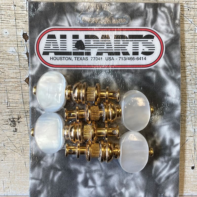 Gotoh Deluxe Ukulele Friction Pegs Gold / Pearloid | Reverb UK