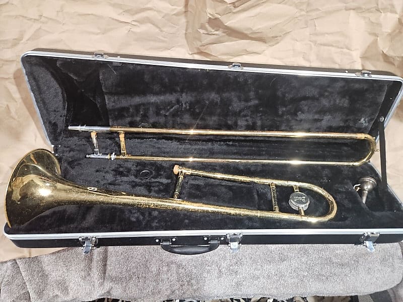 Bach Tenor Trombone. Made in USA. Good condition, if resolder | Reverb