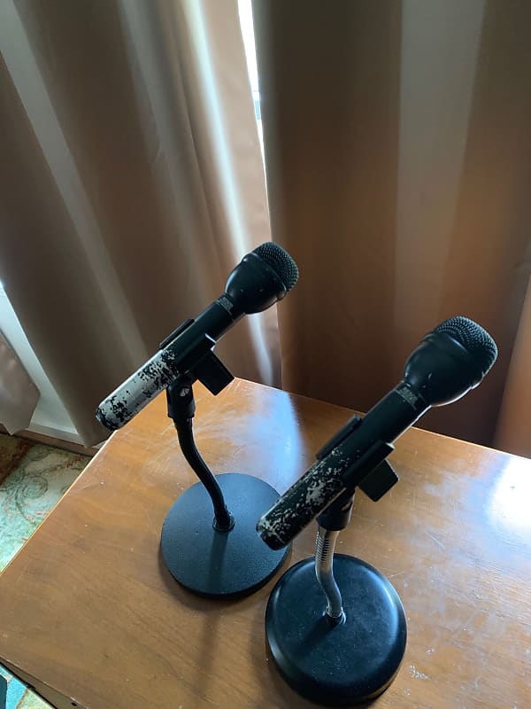 Pair of Electro-Voice RE50B Omnidirectional Microphones 1980s | Reverb
