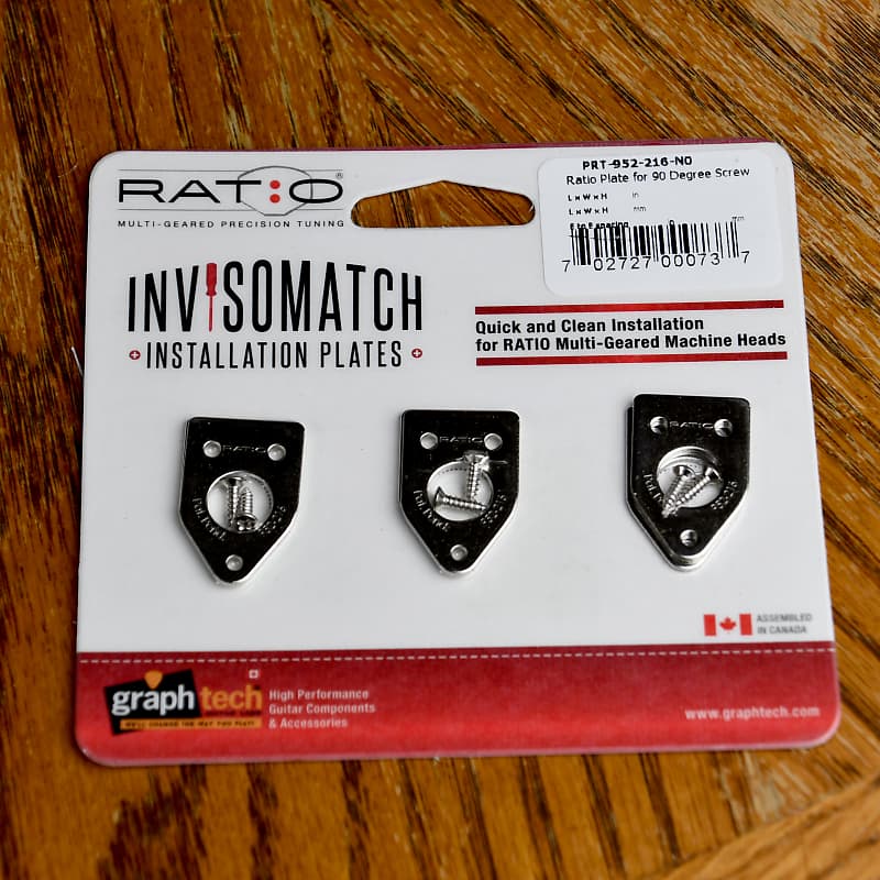 Graph Tech Ratio InvisoMatch Premium Mounting Plates For 90 | Reverb