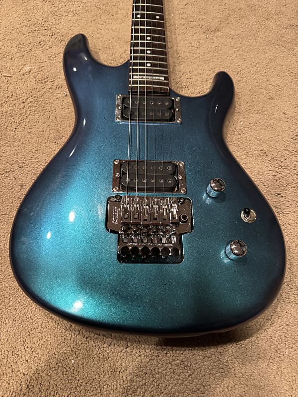 Ibanez JS100 Joe Satriani in Custom Metallic Teal/Purple | Reverb