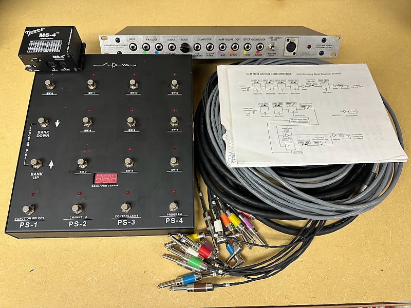 Custom Audio Electronics Custom effects switching system w/ | Reverb