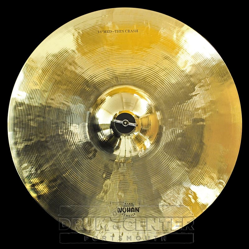 Wuhan Medium Thin Crash Cymbal 18" | Reverb