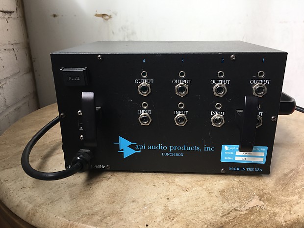API Lunch Box 4 Slot 500 Series ? Black | Reverb