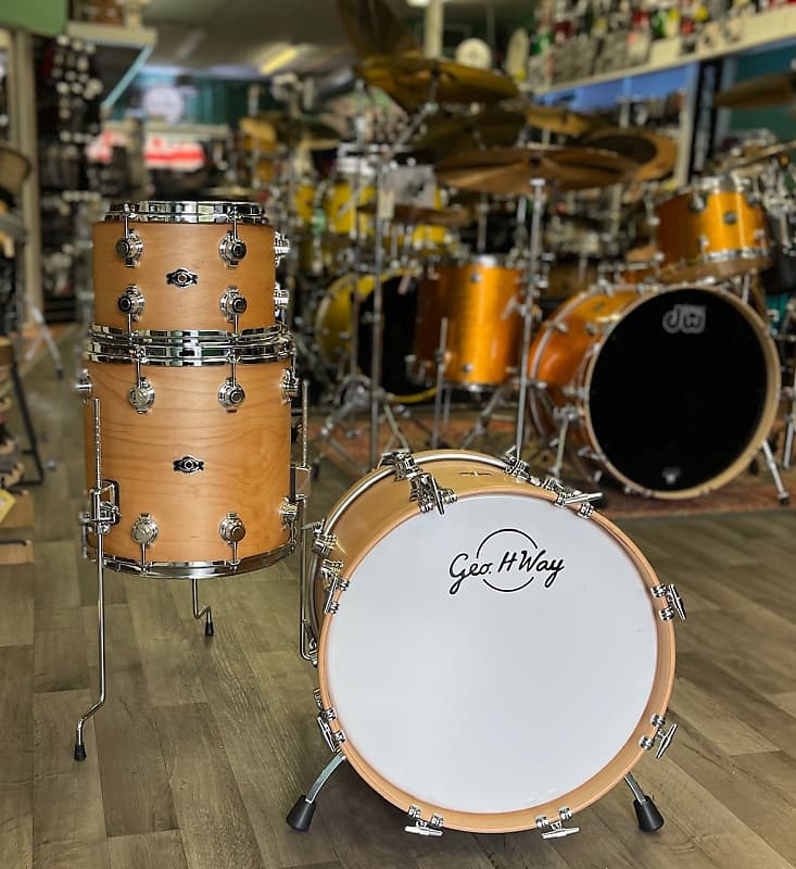George Way 12/14/18 Aristocrat Full Moon Maple Bop Kit Satin | Reverb