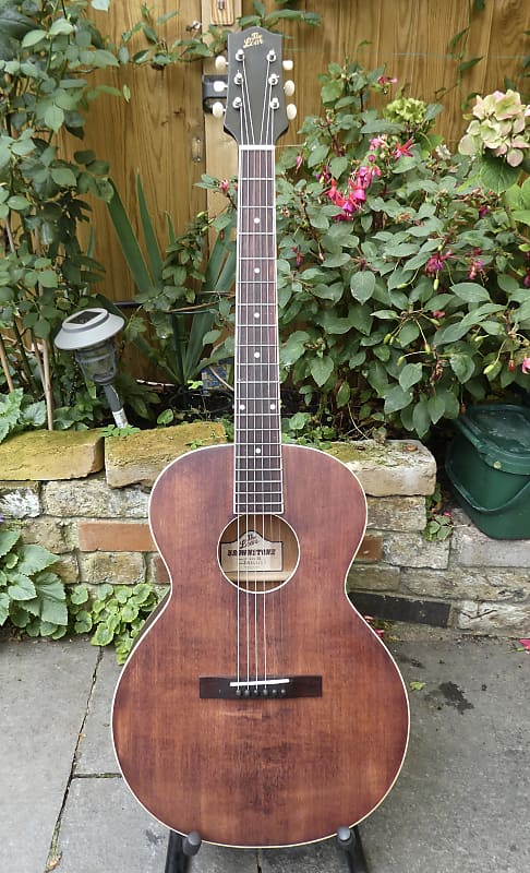 The Loar LH-204 Brownstone Guitar, Gig Bag and Pickup | Reverb