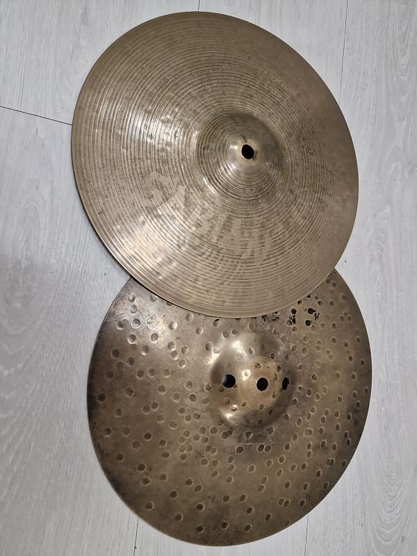 Sabian 13" HH Hand Hammered Fusion Hi Hats (Cymbal) | Reverb