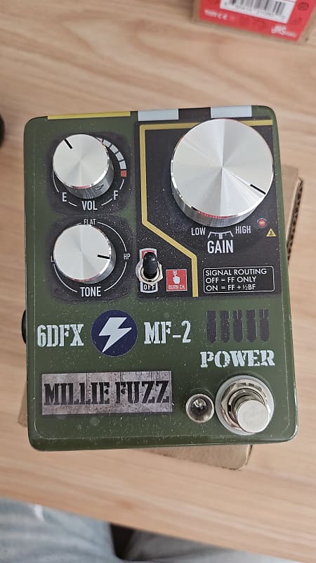 6 Degrees FX Millie Fuzz 2010s - Green/Yellow/Black | Reverb