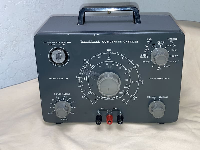 Heathkit C-3 Condensor Checker with Manual, Tested and Works | Reverb