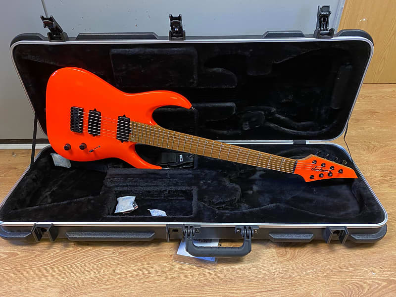 Jackson HT7 Pro Series Mishi Mansoor Juggernaut Neon Orange | Reverb