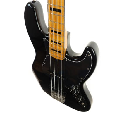 Squier Classic Vibe 70s Jazz bass, maple neck, black electric | Reverb