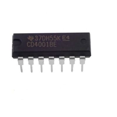 Texas Instruments CD4001BE CD4001 CMOS Quad 2-Input NOR Gate | Reverb