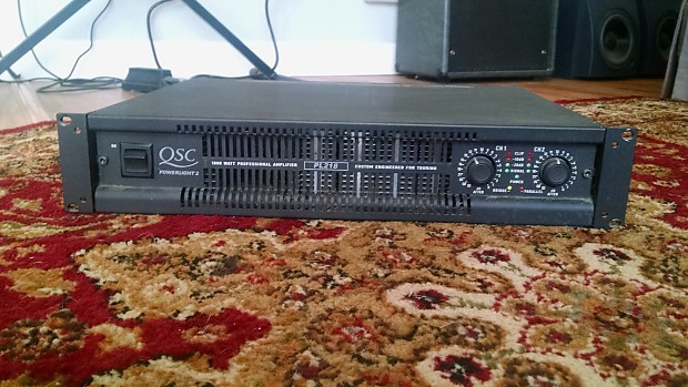 QSC PL218 Power Amplifier | Reverb