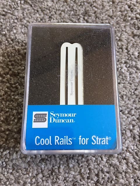 Seymour Duncan Cool Rails Bridge White | Reverb