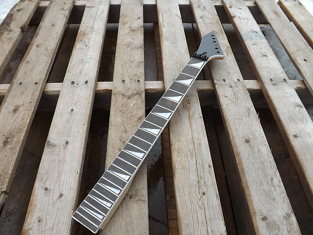 REVERSE HEADSTOCK SHARK FIN INLAYS SHRED GUITAR NECK WITH | Reverb