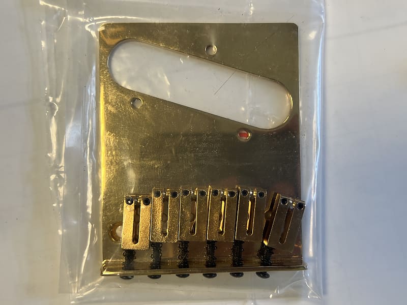 Fender 099-0807-200 American Standard Telecaster Bridge Gold | Reverb