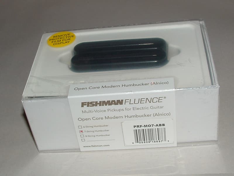 Fishman Fluence PRF-M07-ABB Open Core 7 String Alnico | Reverb