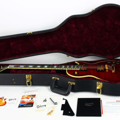 RED TIGER! Gibson Custom Shop 1968 Reissue Les Paul Custom - | Reverb