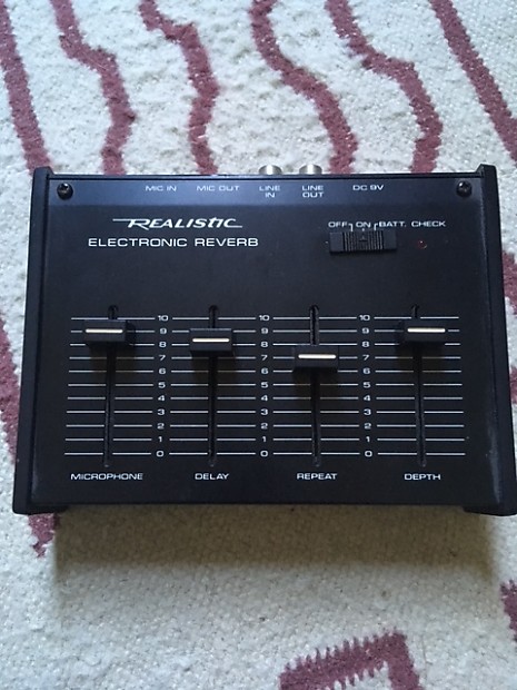 Realistic 32-1110 electronic reverb prefect for pedal | Reverb