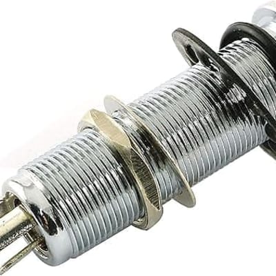 GOLD Mono/Stereo TRS Long Threaded Barrel Jack for | Reverb