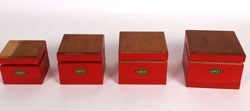 Duplex Percussion Red Temple Blocks | Reverb