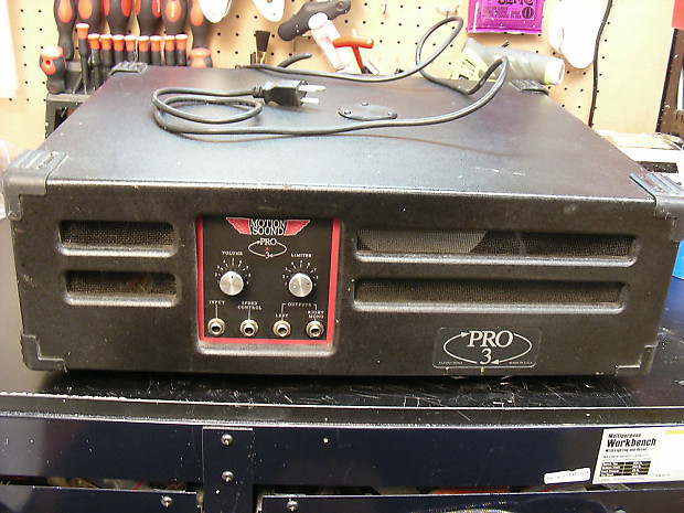 Motion Sound Pro 3 Amplifier With Rotating Horn for Organ | Reverb