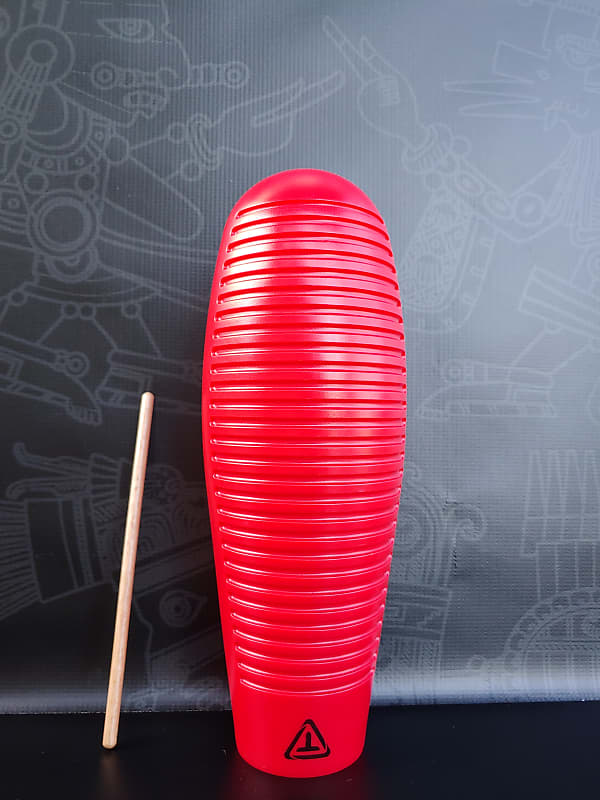 Tycoon Red Plastic Guiro with Scraper | Reverb