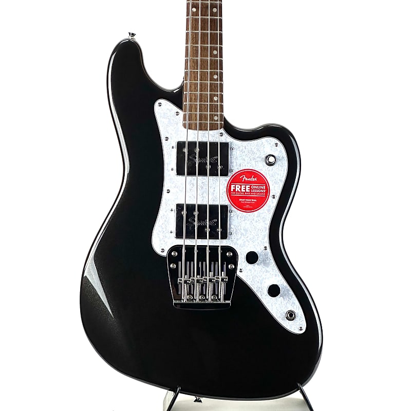 Squier Paranormal Rascal Bass - Metallic Black | Reverb
