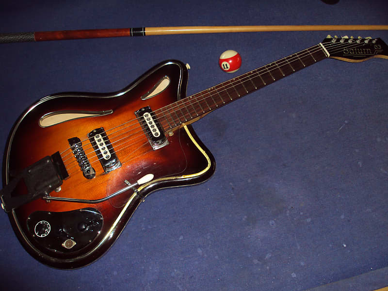 Vintage original HOPF Saturn 1963 +orig. Case + Strap + Kapo | Reverb