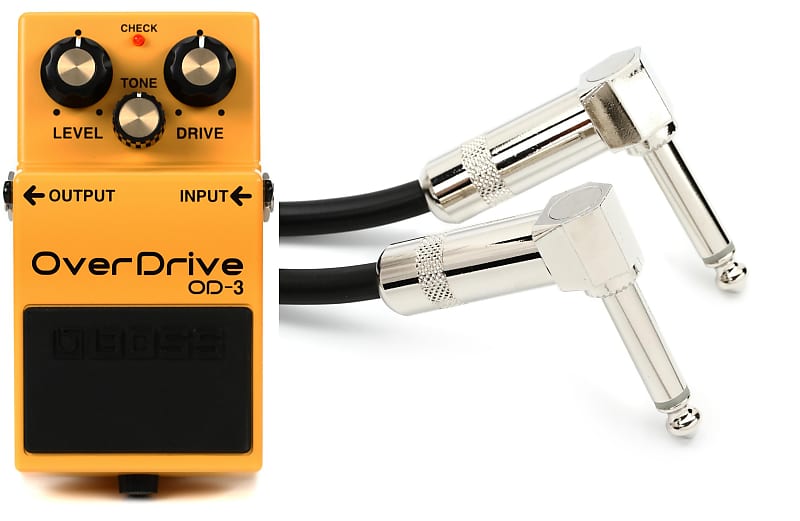 Boss OD-3 Overdrive Pedal Bundle with StageMASTER SEGLL-06 | Reverb