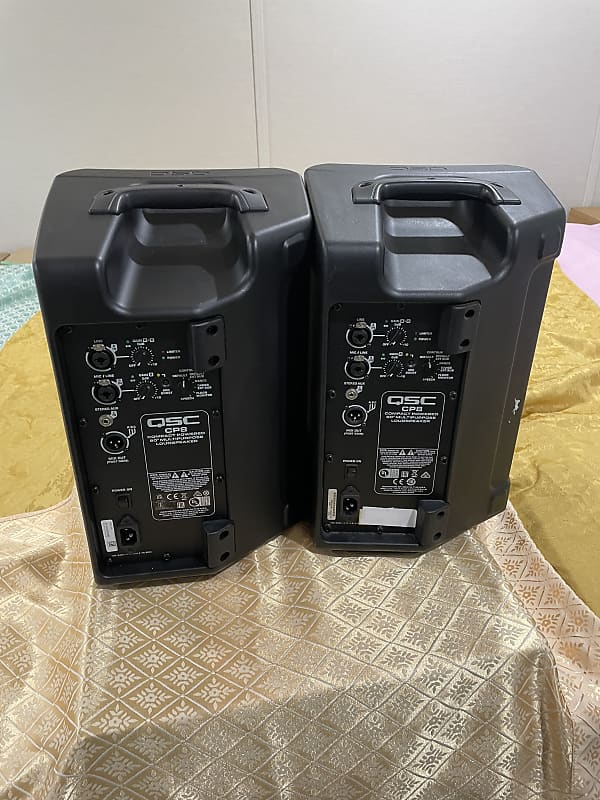 QSC POWERED SPEAKER CP8 CP Series 8" Powered Active 1000 Watt | Reverb