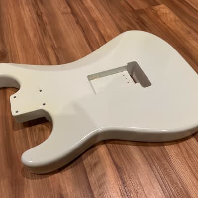 Musikraft Stratocaster Body 2017 - Faded Surf Green Closet | Reverb