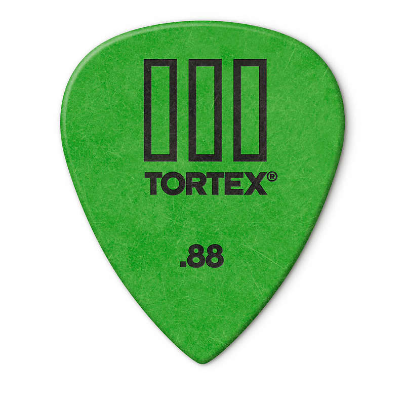 Dunlop Tortex T3 Sharp Guitar Picks .88mm (12) | Reverb