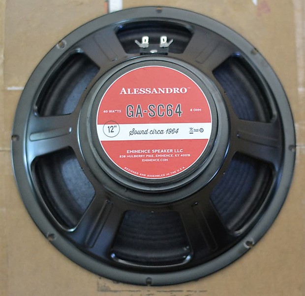Eminence GA-SC64 George Alessandro 8ohm 12 inch speaker 1 | Reverb