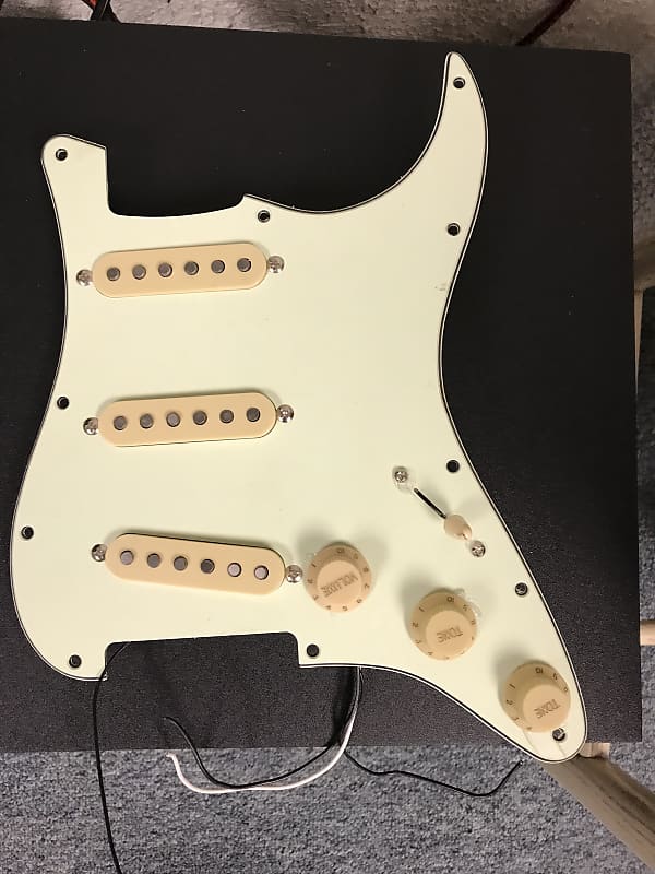 Fender STA Strat Pickups and pickguard from Classic Vibe | Reverb