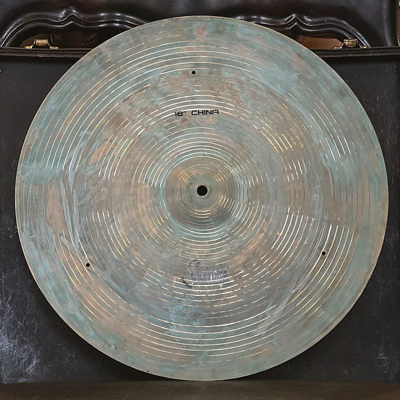 USED Soultone 18" Old School Patina China Cymbal w/ Three | Reverb